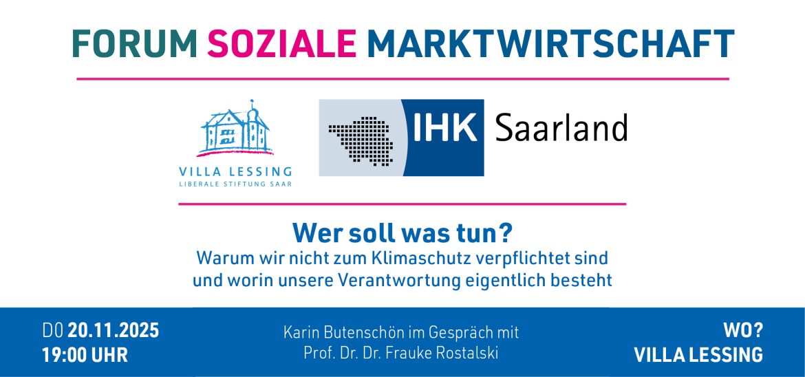Forum Soziale Marktwirtschaft: Wer soll was tun? – Villa Lessing